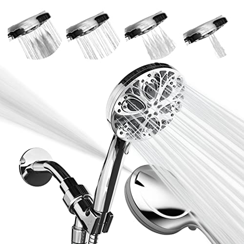 Sparkpod 10 Spray Setting High Pressure Shower Head - Luxury 5" High ...