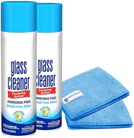Amazon.com: World Group Packing Solutions Glass Cleaner Foam, Foaming ...