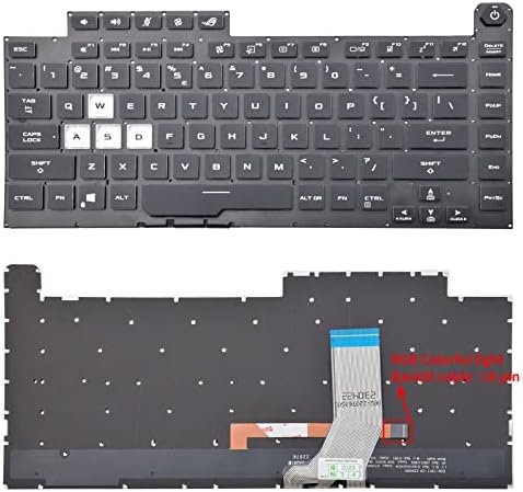 Amazon.com: SUNMALL Replacement Keyboard Compatible with Asus G512 ...