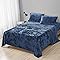 Amazon.com: Fredsure Distressed Velvet Sheet Set, 4 Pieces Black King ...
