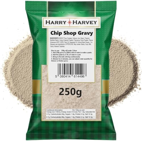Harry Harvey Chip shop Gravy Mix 250g | Fish & Chip Shop Style Instant ...