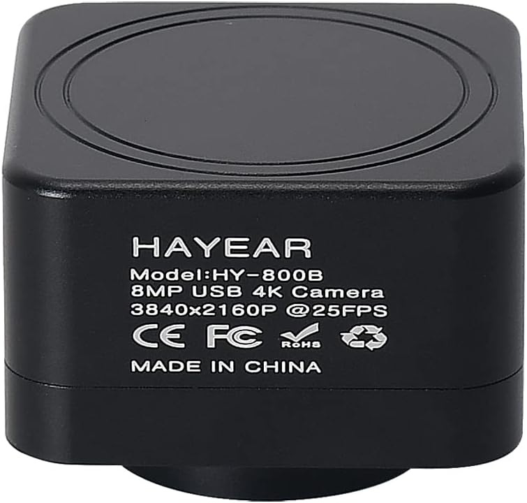 Amazon.com : HAYEAR 8MP 4K USB Digital Camera 1/1.8 inch Sensor ...