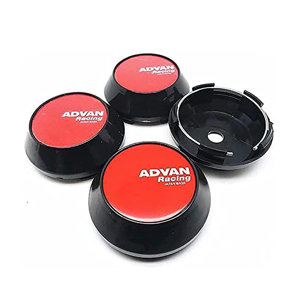 Buy ZZSNT 4 Piece Genuine Alloy Hub Centre Caps, For ADVAN RACING 65mm ...