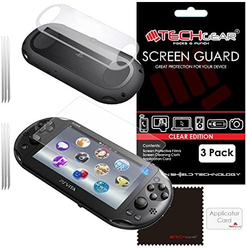 TECHGEAR [3 Pack] FRONT & BACK Clear Screen Protectors Compatible with ...