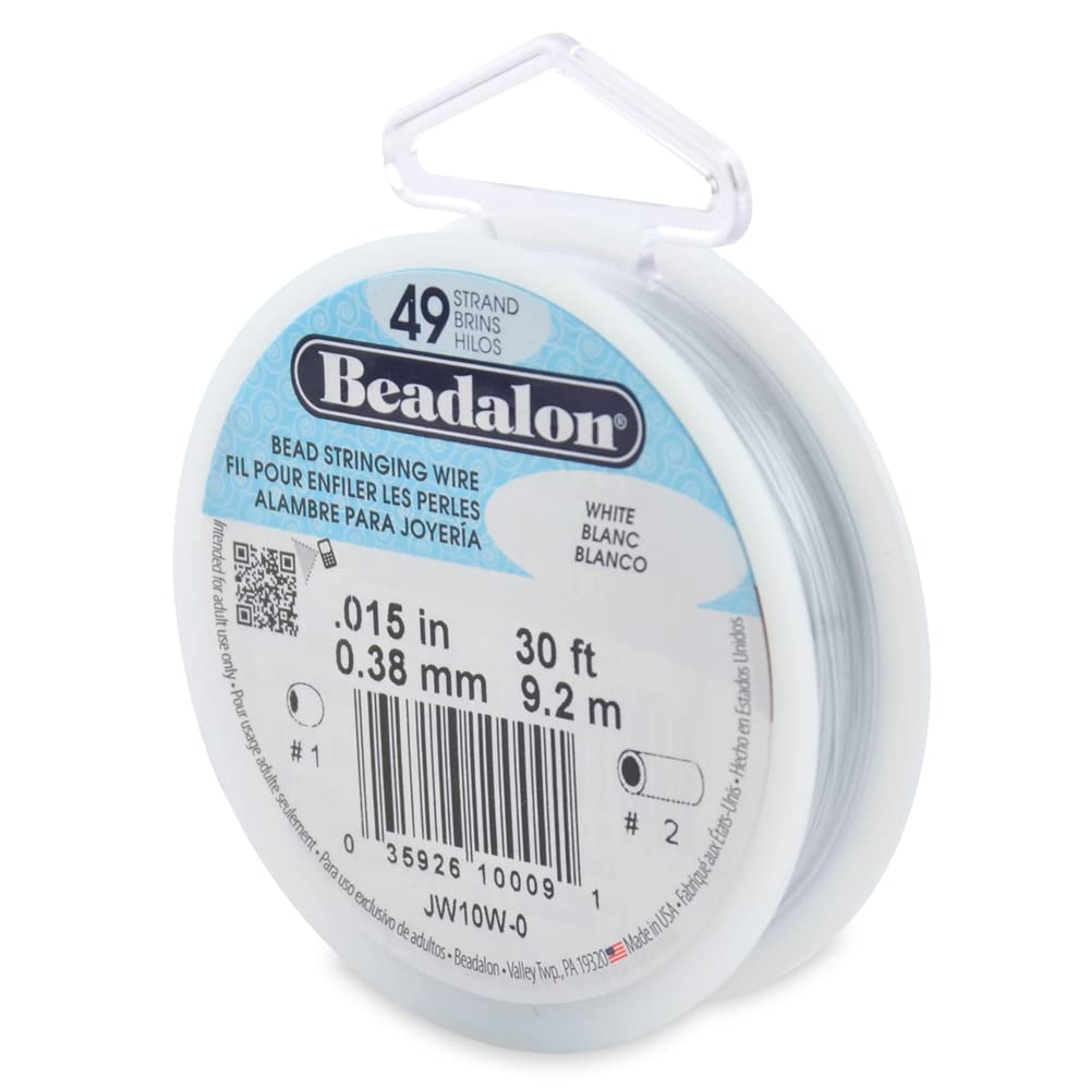 Amazon.com: Beadalon 49 Strand Stainless Steel Bead Stringing Wire ...