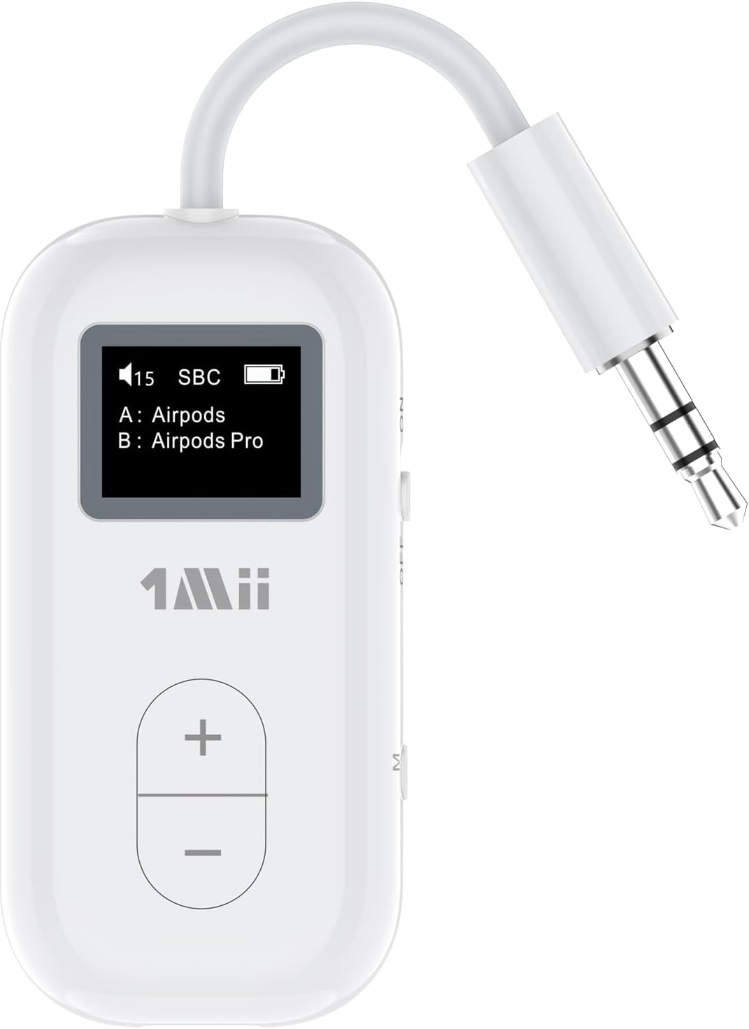 Amazon.com: 1Mii SafeFly Dual Bluetooth 5.3 Transmitter with OLED ...