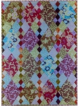 Amazon.com: Harlequin Quilt Pattern by Aardvark Quilts : Arts, Crafts ...
