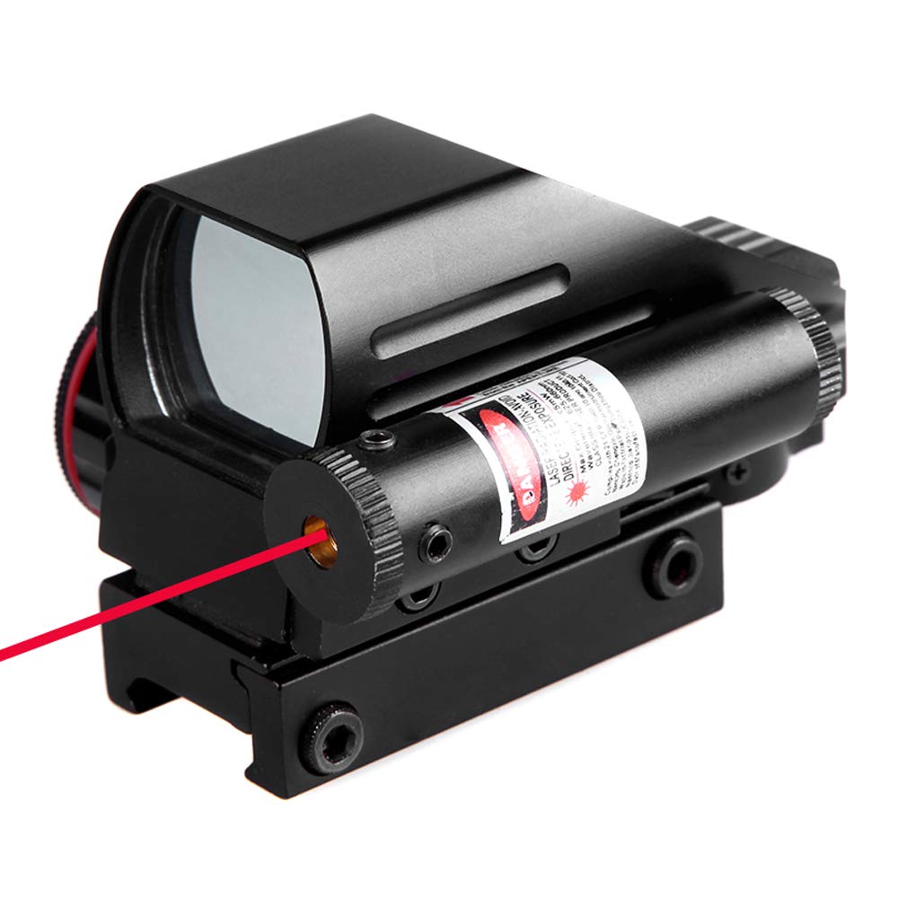 Amazon.com : RD22LR Holographic Reflex Sight with 4 Reticles Red and ...