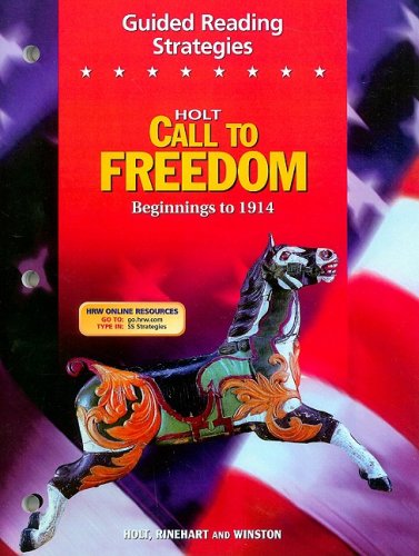Amazon.com: Call to Freedom Guided Reading Strategy Beginnings to 1914 ...