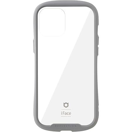 Amazon.co.jp: iFace Reflection iPhone 12 Pro Max ケース クリア 強化ガラス (グレー)【アイフォン12promax アイフェイス 透明 耐衝撃 ...