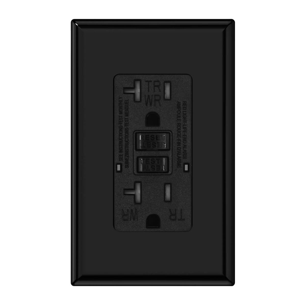 Snapklik.com : Micmi GFCI Outlet WR Weather Resistant Tamper Resistant ...