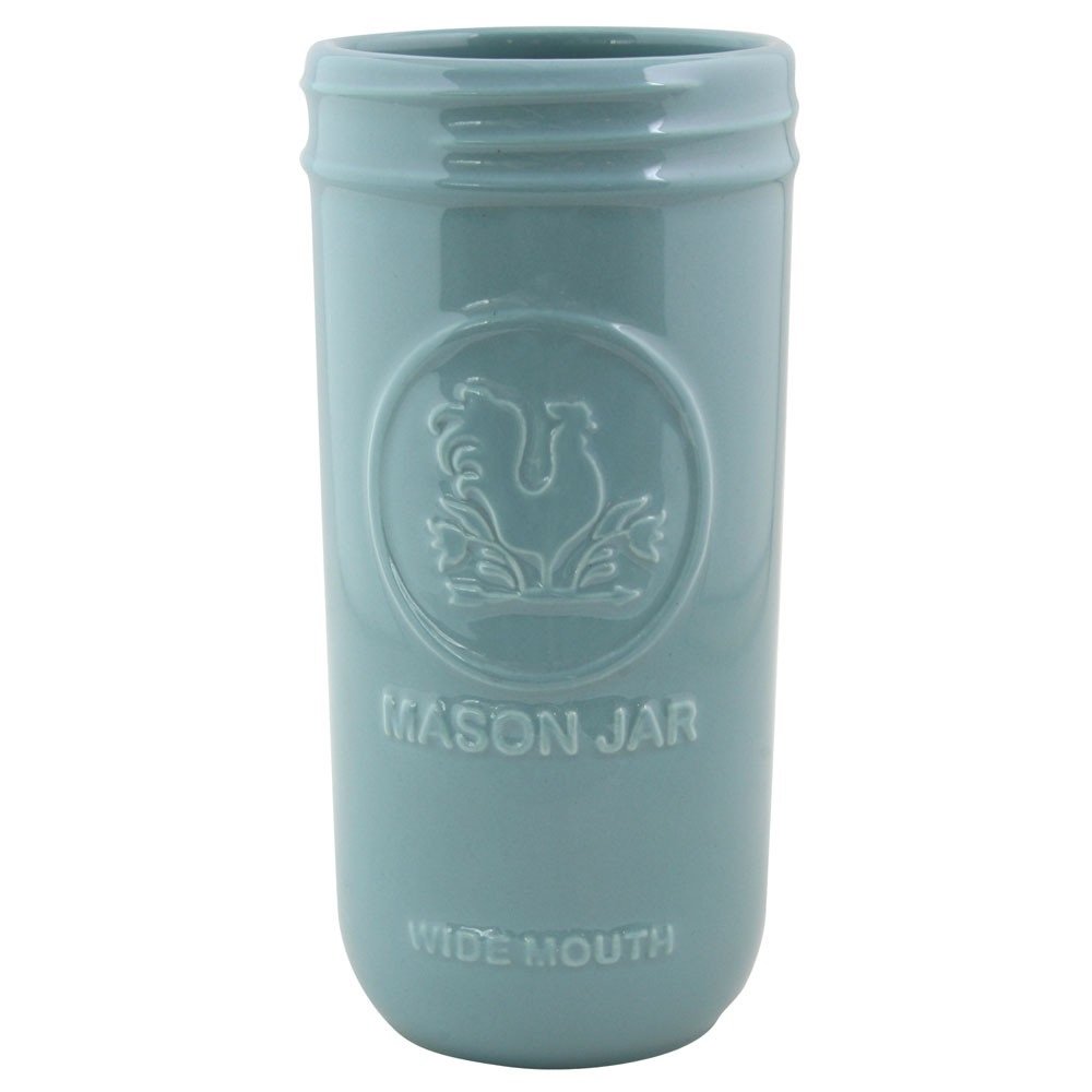 Amazon.com: Fishs Eddy Wide Mouth Mason Jar (Iceberg) 696ml: Home & Kitchen