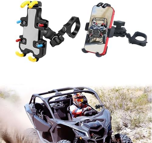 Amazon.com: MOMI RAC GP UTV Phone Mount 2 Sets, 360 Adjustable Heavy ...