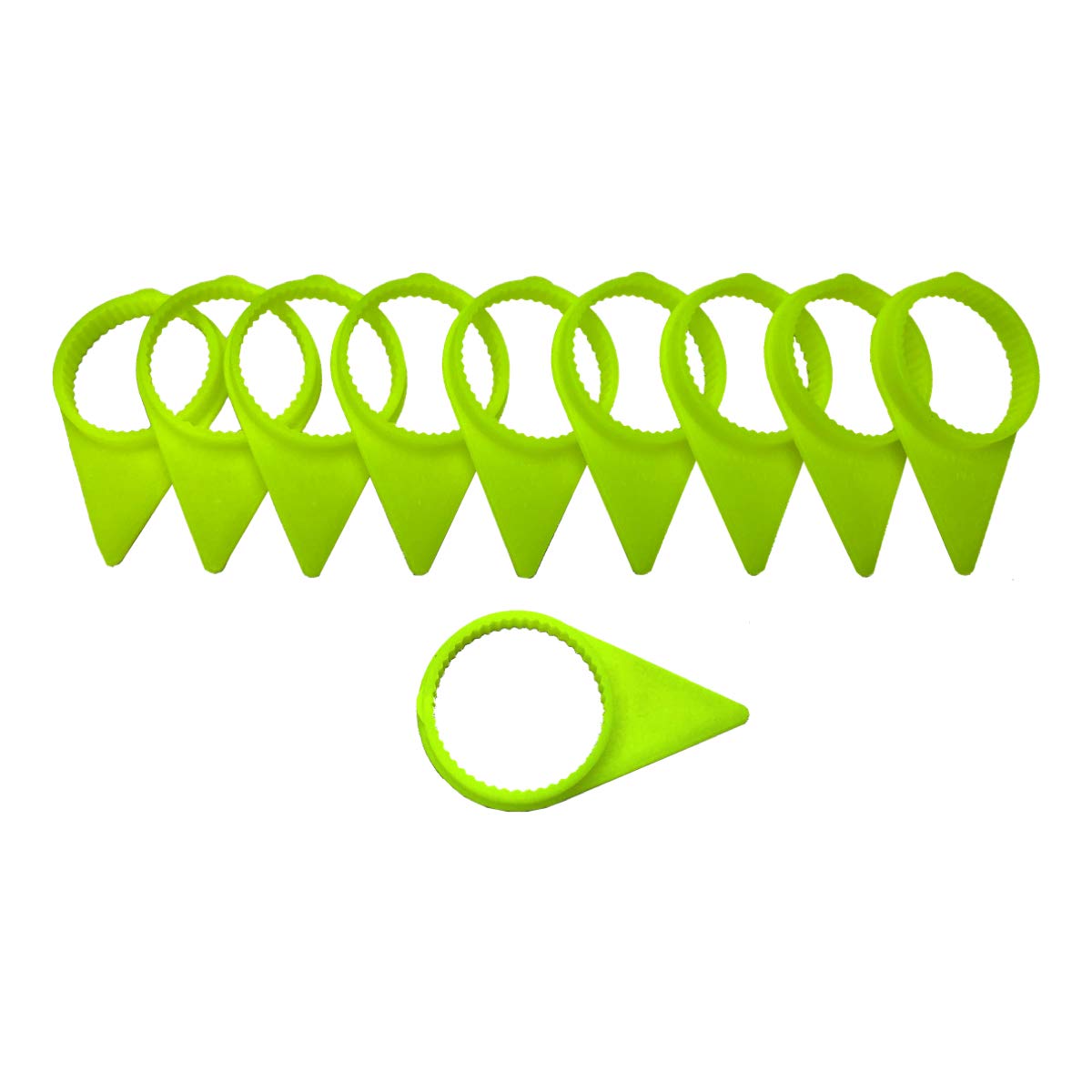 Buy Checkpoint 10 Yellow 33mm Loose Lug Nut Indicators Wheel Nut Heat ...