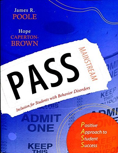Pass: Positive Approach to Student Success: Inclusion for Students with ...