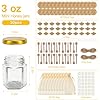 Amazon.com: SZUAH 30 Pack 3 oz Mini Honey Jars with Dipper, Glass Hexagon Honey Jar for Wedding ...