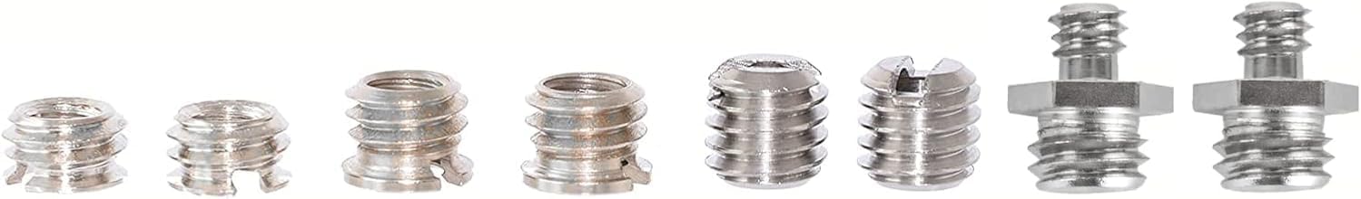 Amazon.com : 8 Pack Bushing/Male to Male Adapter Assortment 1/4" to 3/8 ...