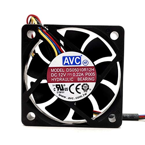 Amazon.com: for 12V 50mm AVC DS05010R12H Fan - 5010 0.35A 4-Wire ...