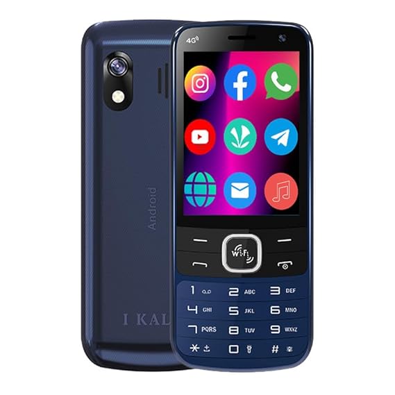 IKALL K333 4G Touch & Type Android Keypad Mobile | WiFi & 4G Sim Support | 2.8 Inch HD+ Display ...