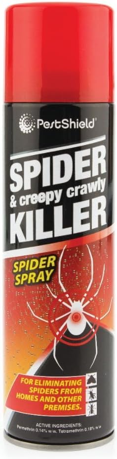 Pestshield 3 x Spider & Creepy Crawly Insect Killer Spider Spray No ...