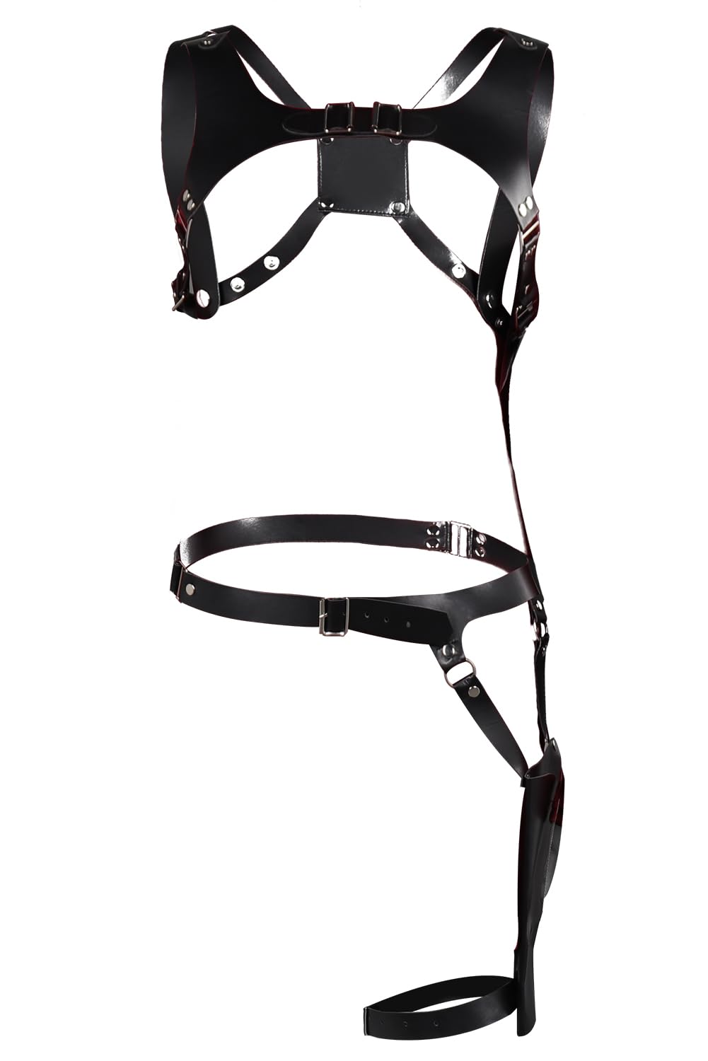 Ioonchiharness Shoulder Holster Cosplay Harness Gun Bag Black Pu ...