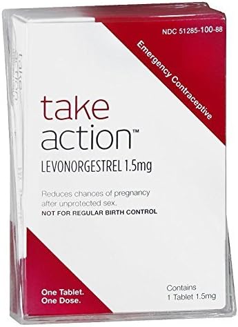 Amazon.com: Take Action Emergency Contraceptive, Levonorgestrel 1.5mg ...