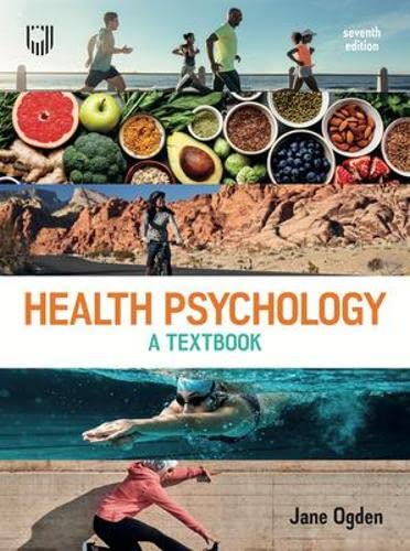 Health Psychology: Jane Ogden: 9780335251865: Amazon.com: Books