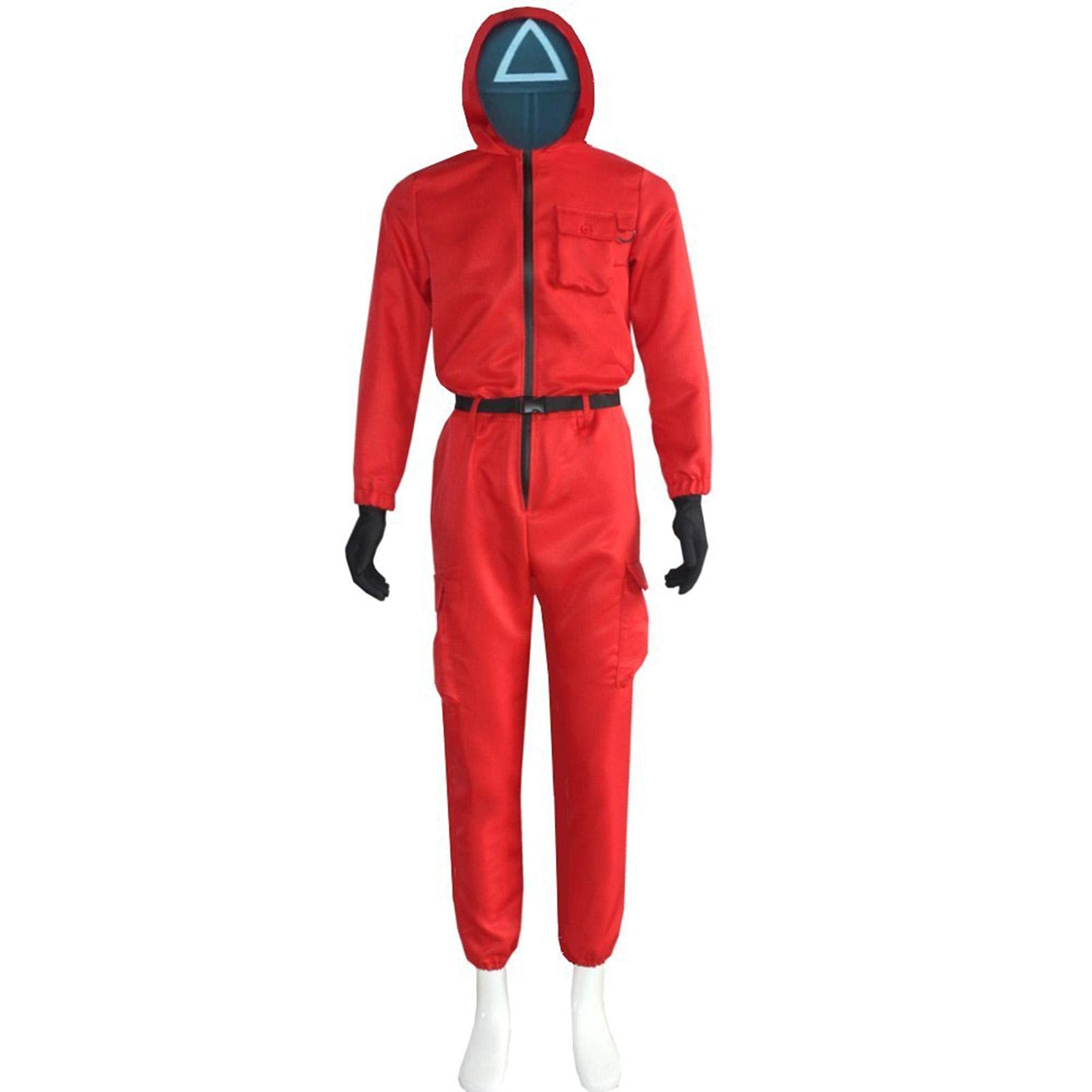 Niceram Squid Game Suit Cosplay Red Jumpsuit Squid Game Cosplay ...