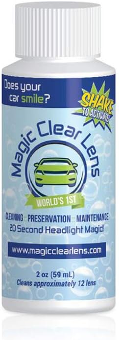 Amazon.com: Magic Clear Lens MCL02 Headlight Restoration Kit 1-Step ...