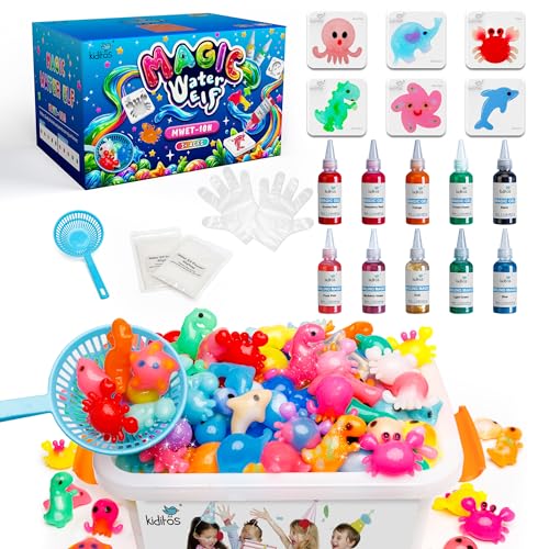 Kiditos 10 Colors Magic Water Elf Toy Kit,Aqua Fairy Water Gel Kit with ...