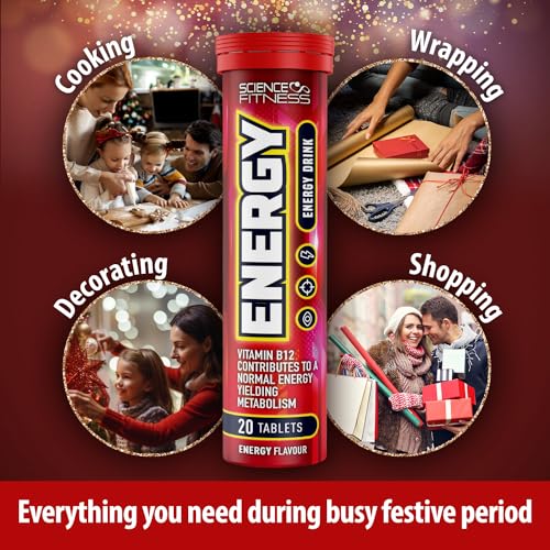 Effervescent Energy Tablets with Caffeine & Taurine by Science Fitness ...