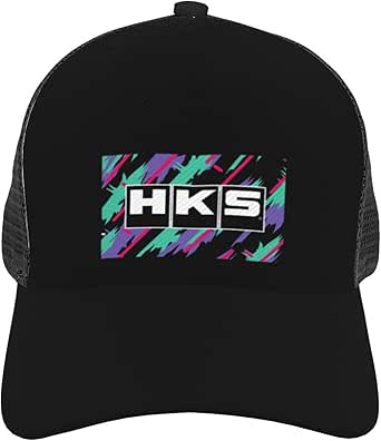Hks Japanese Aftermarked Car Parts Curved Brim Mesh Baseball Cap Casual ...