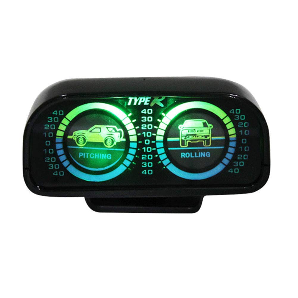 Car Inclinometer Mount Off Road Inclinometer Gauge With Lamp Vehicle ...
