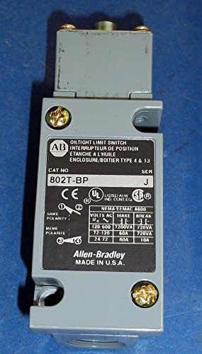 ALLEN BRADLEY 600V MAX OILTIGHT LIMIT SWITCH 802T-BP SER. JNEW: Amazon ...