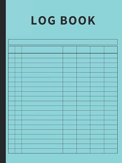 Amazon.com: Log Book: Large Multipurpose with 7 Columns to Track Daily ...