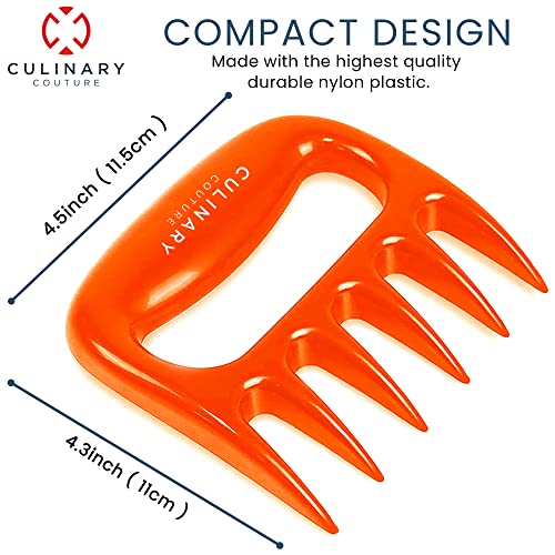 Snapklik.com : Culinary Courture Orange Meat Shredder Claws - Heavy ...