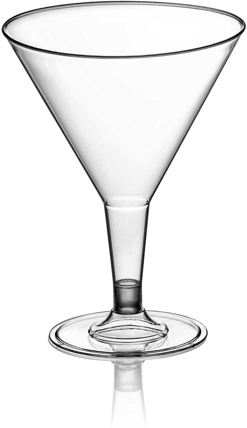 Snapklik.com : DecorRack Martini Cocktail Glasses, Plastic Party ...