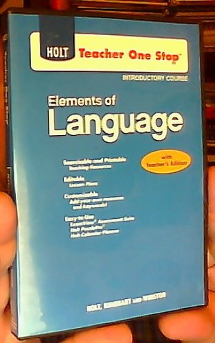 Teacher One Stop - Elements of Language - Introductory Course: Holt ...