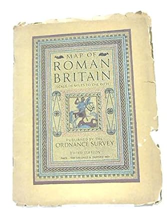Map of Roman Britain, Scale: 16 Miles to one Inch, 3rd edition: Amazon ...