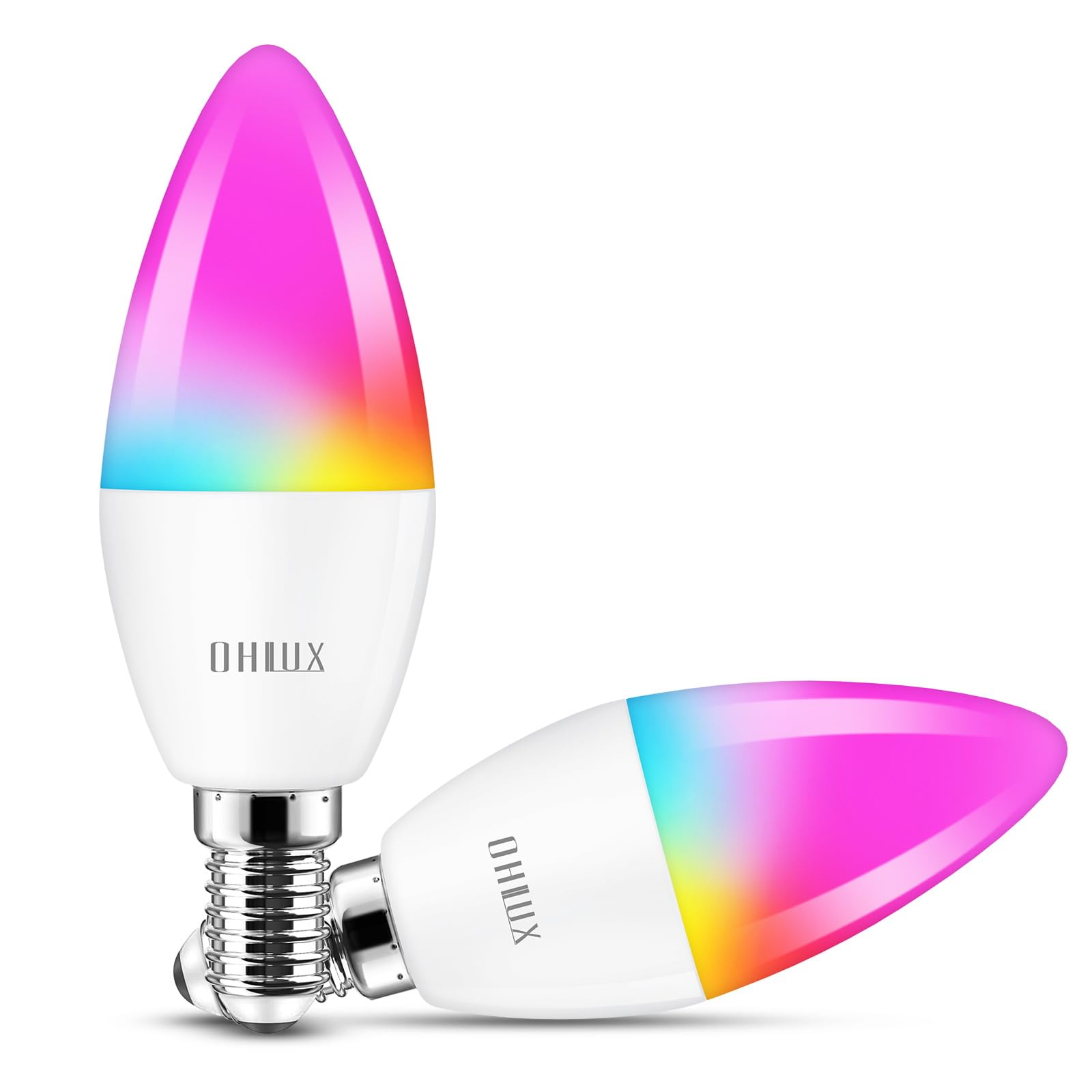 E12 Led Bulb, Smart Candelabra Led Light Bulbs 4W 40 Watt Equivalent ...