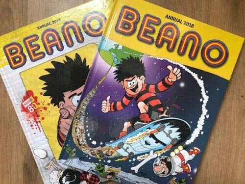 BEANO ANNUAL COLLECTION -2 BOOKS- (2018/2019): Amazon.co.uk: Mojang ...