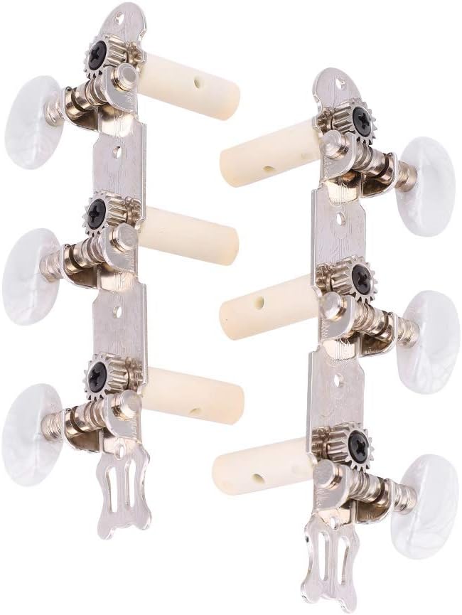 Amazon.com: LDEXIN 2Pcs Classical Guitar Tuners 3R3L Machine Head ...