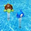 Amazon.com: Tondiamo 2 Pcs Floating Pool Thermometer Large Size Water ...