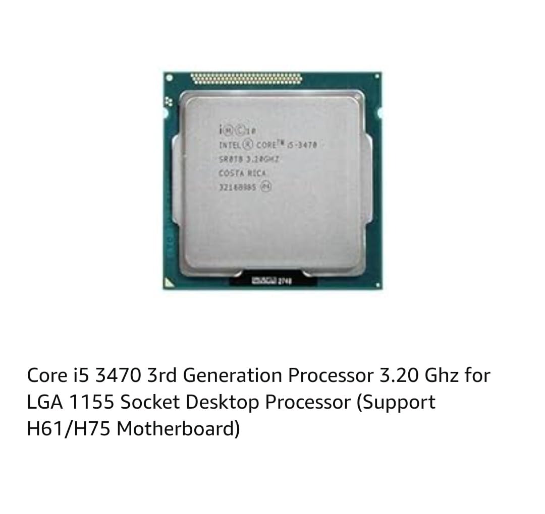 Amazon.in: Buy Core i5 3470 3rd Generation Processor 3.20 Ghz for LGA ...