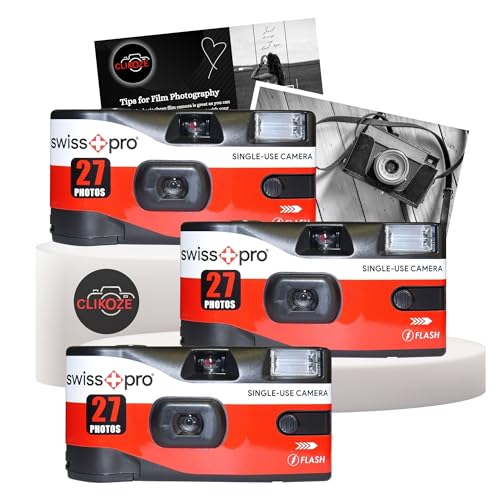 Disposable Cameras Multipack – Bundle with 3 X Swiss+Pro Disposable ...