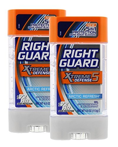 Amazon.com : Right Guard Xtreme 4 Ounce Gel Defense 5 Arctic Refresh ...