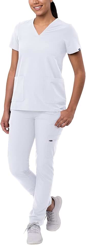 Amazon.com: white nursing scrubs