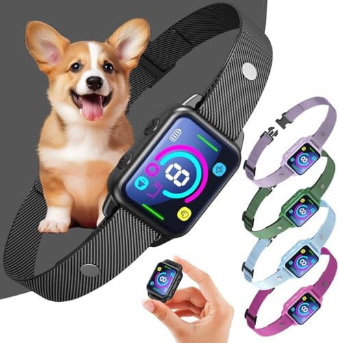 DogRook Dog Bark Collar- Rechargeable Bark Collar- Humane, No Shock ...