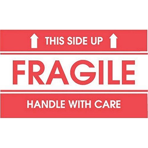 2" x 3" Fragile This Side Up Labels (500 per Roll) : Amazon.in ...
