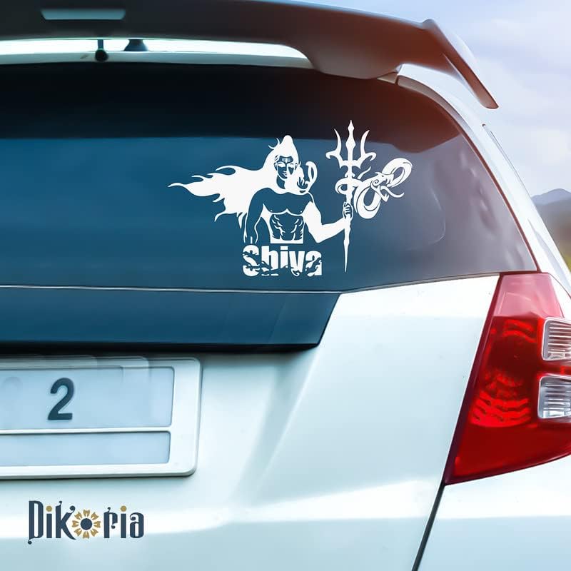 Dikoria Shiva Car Sticker, car Stickers for Car Exterior, Glass, Wall ...